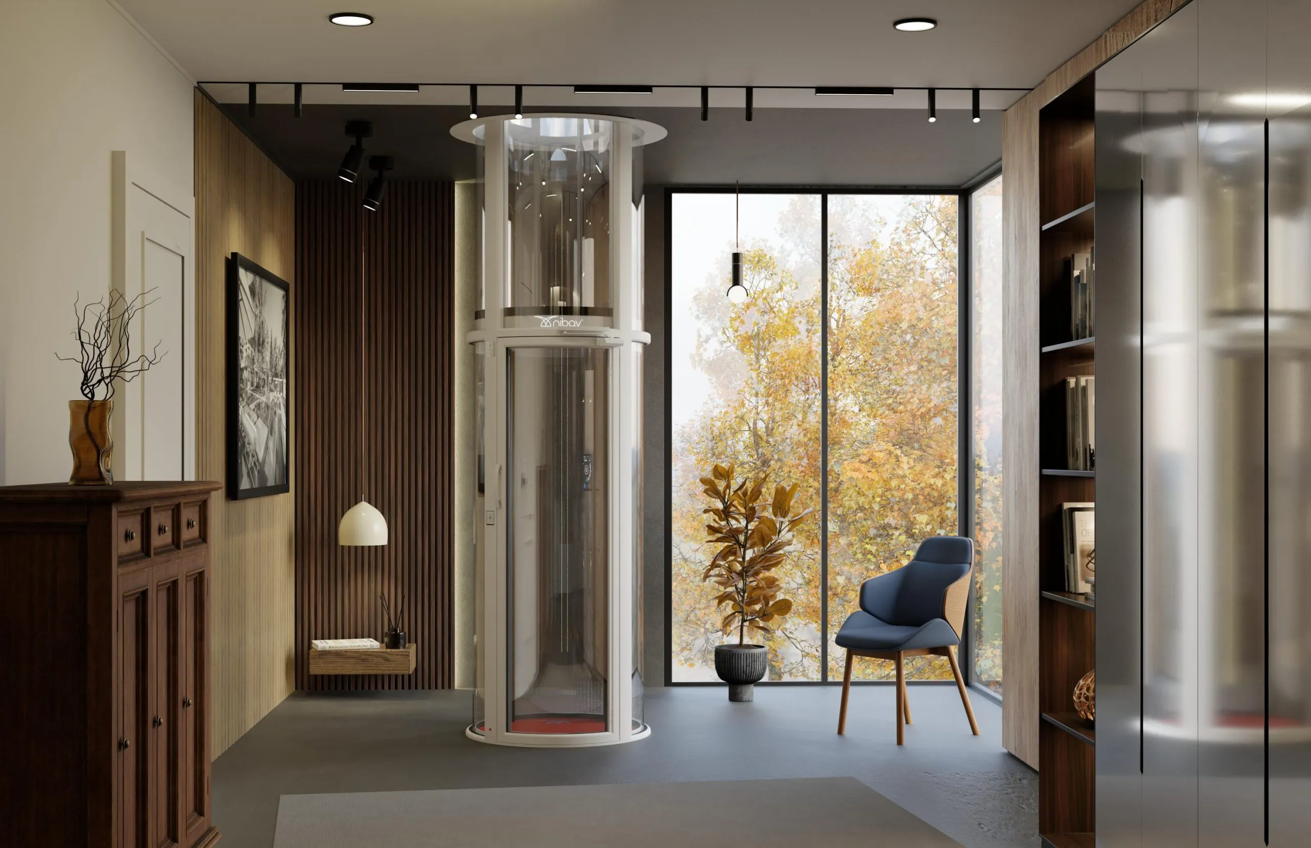 Two-Person Compact Home Lifts & Elevators - Nibav Series III